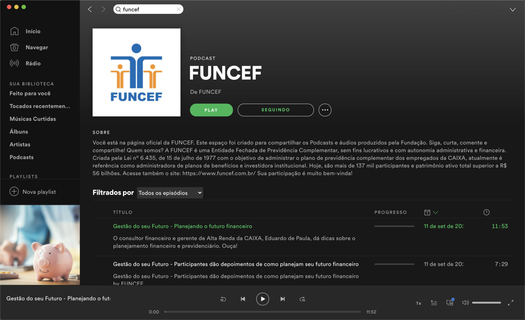 FUNCEF estreia no Spotify - Blog - APCEF/MG